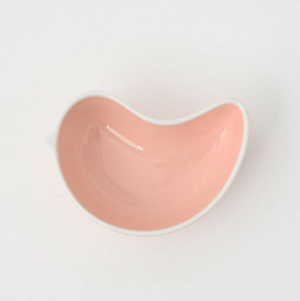 PiPi Hakusan porcelain Arita Hasami yaki ware Pink Lunch Plate dish Japan