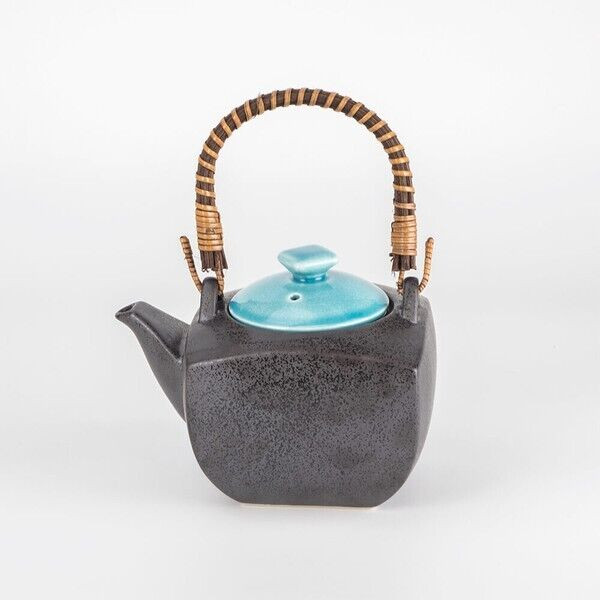 Mino ware Japan Green tea cup pot Yunomi Kyusu set of 3Wild little flower