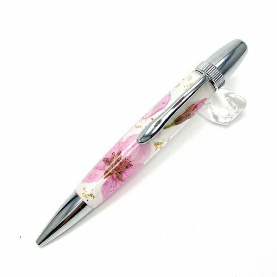 Gifu Oshibana Flower Pen Japanese Ballpoint pen double Cherry Black Japan