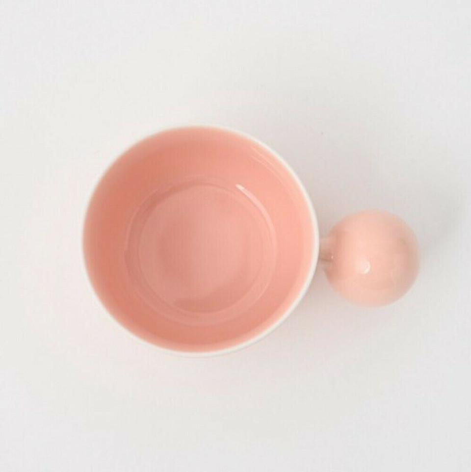 PiPi Hakusan porcelain Arita Hasami yaki ware Pink Lunch Plate dish Japan