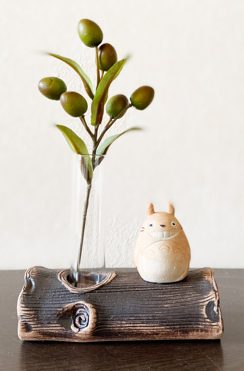 Totoro My Neighbor Totoro Shigaraki yaki pottery Japanese flower pot TOTORO