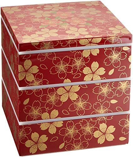 Jubako Bento Box Lunch Box Yamanaka lacquerware Osechi Sakura Cherry ...