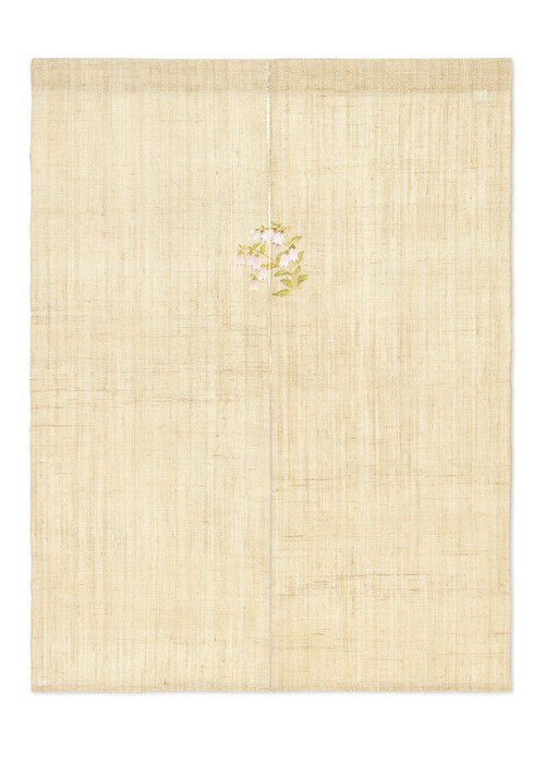 Kyoto Noren Japanese Door Curtain KAMON Flower pattern Spotted bell flower