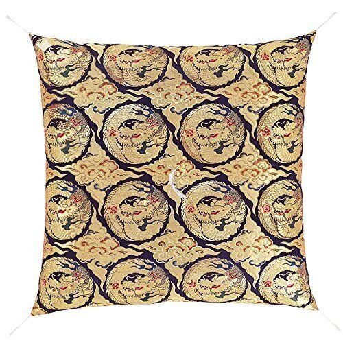 Japanese Buddhist cushion Kinran Omae-Zabuton Temple Gold Shikama ...