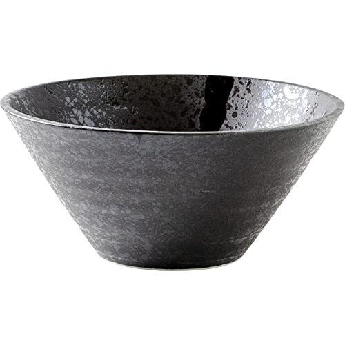 Mino ware Ayatori Noodle bowl Donburi Udon Ramen Black Made in Japan