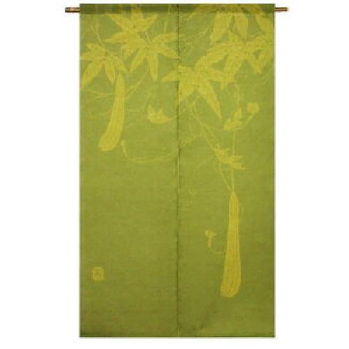 Kyoto Noren Japanese Door Curtain Linen Handcraft japan Loofah Bassen dye