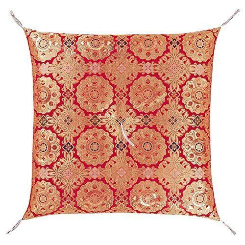 Japanese Buddhist cushion Kinran Omae-Zabuton Temple Karakusa Shikama ...