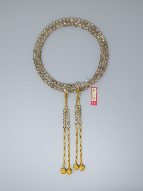 Shingon Buddhist Rosary Mala Juzu Prayer beads Japan Kyoto Rutile ...