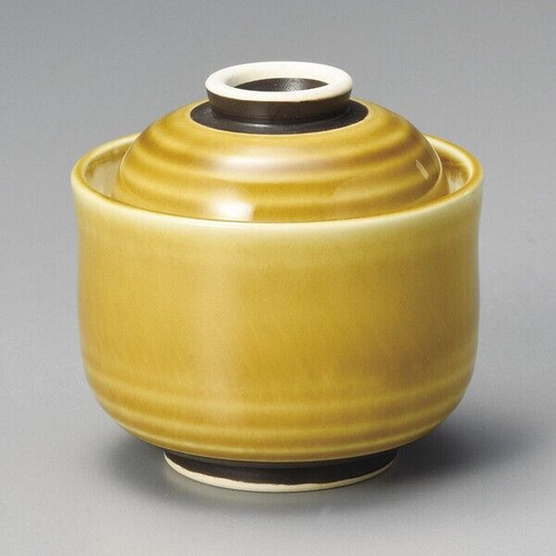 Mino ware Yellow Seto Mini Bowl – Japanese Ceramic Chawanmushi Cup Japan