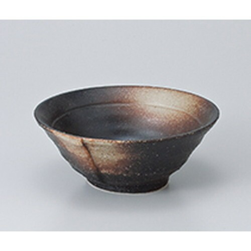 Mino ware ,Made in Japan Black Bizen-style Medium Matching Small Bowl