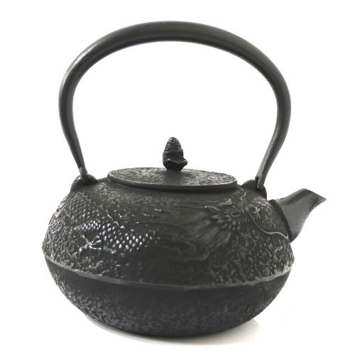 Tetsubin Japanese Cast Iron Kettle Nanbu Tekki Chagama Unryu Dragon ...