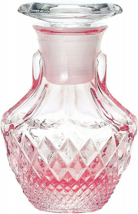 Japanese Glass Soy sauce pot bottle Nippon 65ml Coral pink made in japan