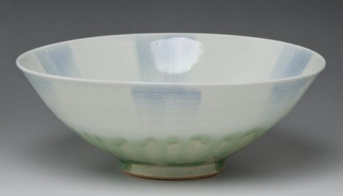 Hachi Kyo Kiyomizu yaki ware Japanese sarving bowl dish Layered glaze
