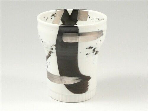 Arita yaki ware Japanese Shochu glass Tumbler 230ml Insulation Silver ...