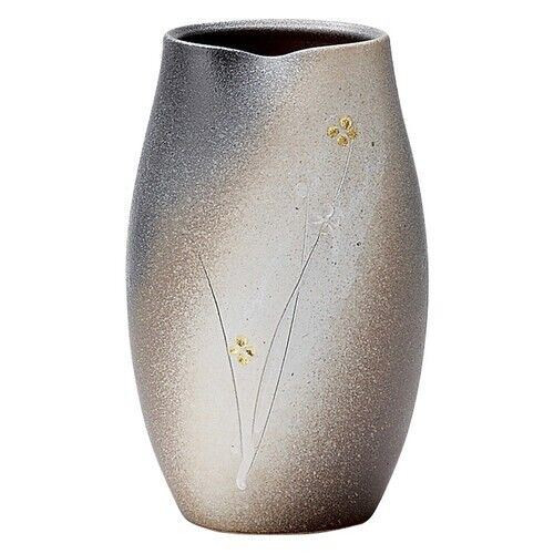 Shigaraki yaki ware Japanese pottery flower pot Moonlight Komon pattern ...