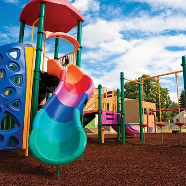 IMC Outdoor Rubberific Recycled Rubber Playground Mat - Playground ...