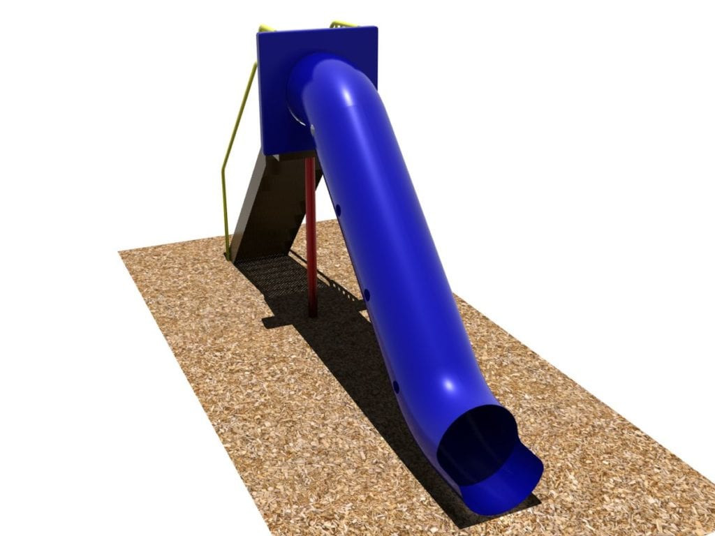 6 Foot Straight Tunnel Slide - Playground Outfitters