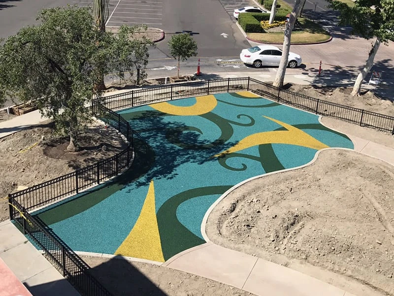 Poured In Place Rubber Surfacing - Playground Outfitters