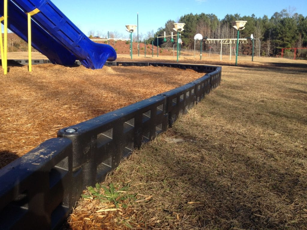 Playground Border 6 High Playsafer Commercial Rubber Border In 4", 6",