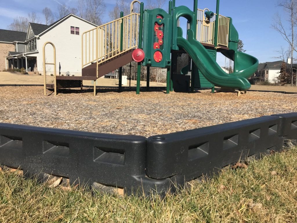 Playground Border 6 High Playsafer Commercial Rubber Border In 4", 6",