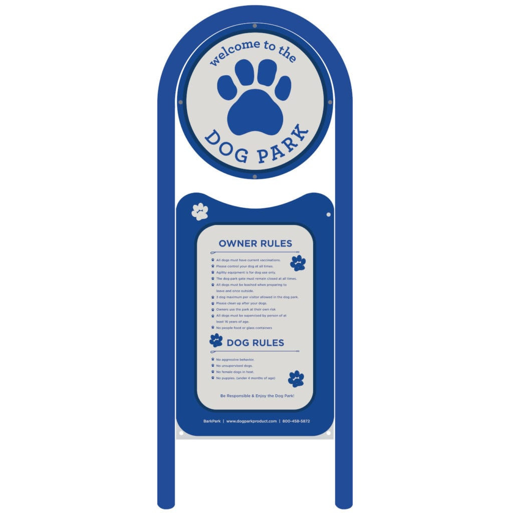 BarkPark Premium Welcome Sign