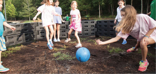 20 Foot Gaga Ball Pit with ADA Gate - Playground Outfitters