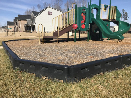 Action Play Systems Plastic Maintenance Free Playground Border with ...