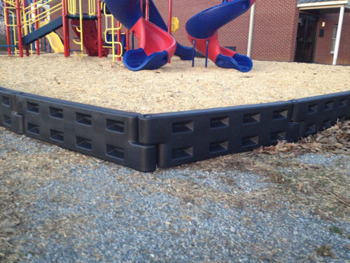 Action Play Systems Plastic Maintenance Free Playground Border with ...