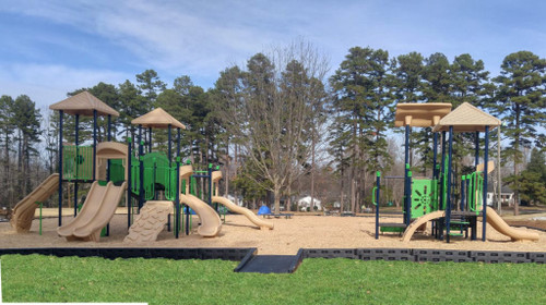 Action Play Systems Plastic Maintenance Free Playground Border with ...