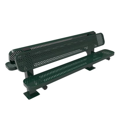 Double-Sided Pedestal Bench - Playground Outfitters