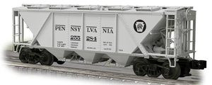 Weaver PRR H30 covered hopper (gray, circle keystone), 2 rail or 3 rail ...