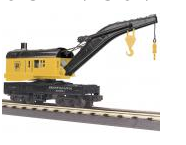MTH Railking semi scale PRR Wreck crane and idler/tool car, 3 rail ...