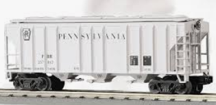 MTH Railking semi scale PRR 3 bay PS-2CD covered hopper car, Like New ...