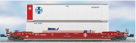 Lionel Santa Fe husky stack car with 2 containers , 3 rail - The Public ...