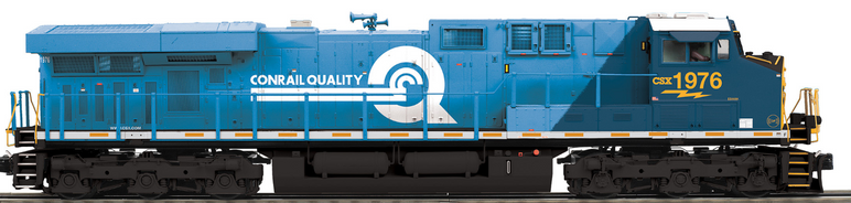 Atlas Premie CSX Conrail Heritage ES-44 , 3 rail - The Public Delivery ...