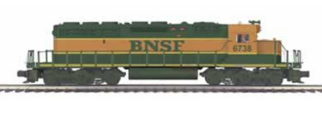 MTH Premier BNSF SD40-2, 3 rail, non powered - The Public Delivery Track