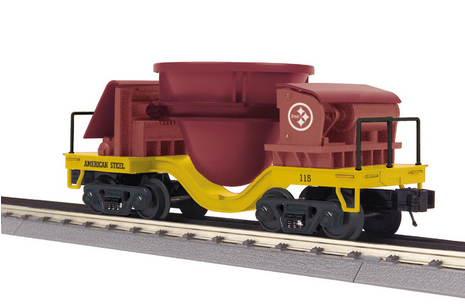 MTH Rail King Scale Amterican Steel slag cars, set of 3, 3 rail - The ...