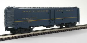 Golden Gate Depot B&O/REA 54' steel express reefer, 2 rail or 3 rail ...