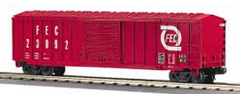 MTH Premier FEC 50' "modern" Box car, 3 rail - The Public Delivery Track