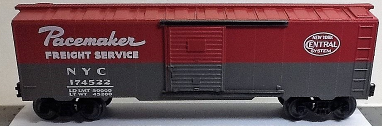 MTH Rail King NYC Pacemaker(Oval Logo) 40' Box Car, 3 rail Like New ...