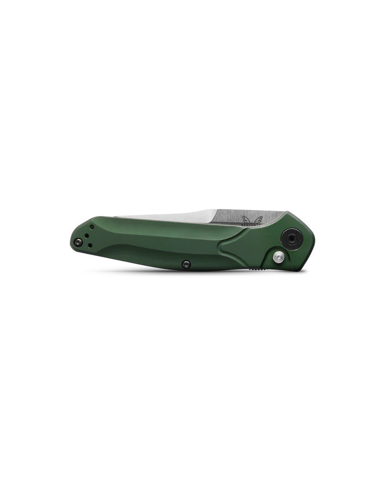 Benchmade 9400 Auto Osborne | Green Aluminum | Push-Button Automatic ...