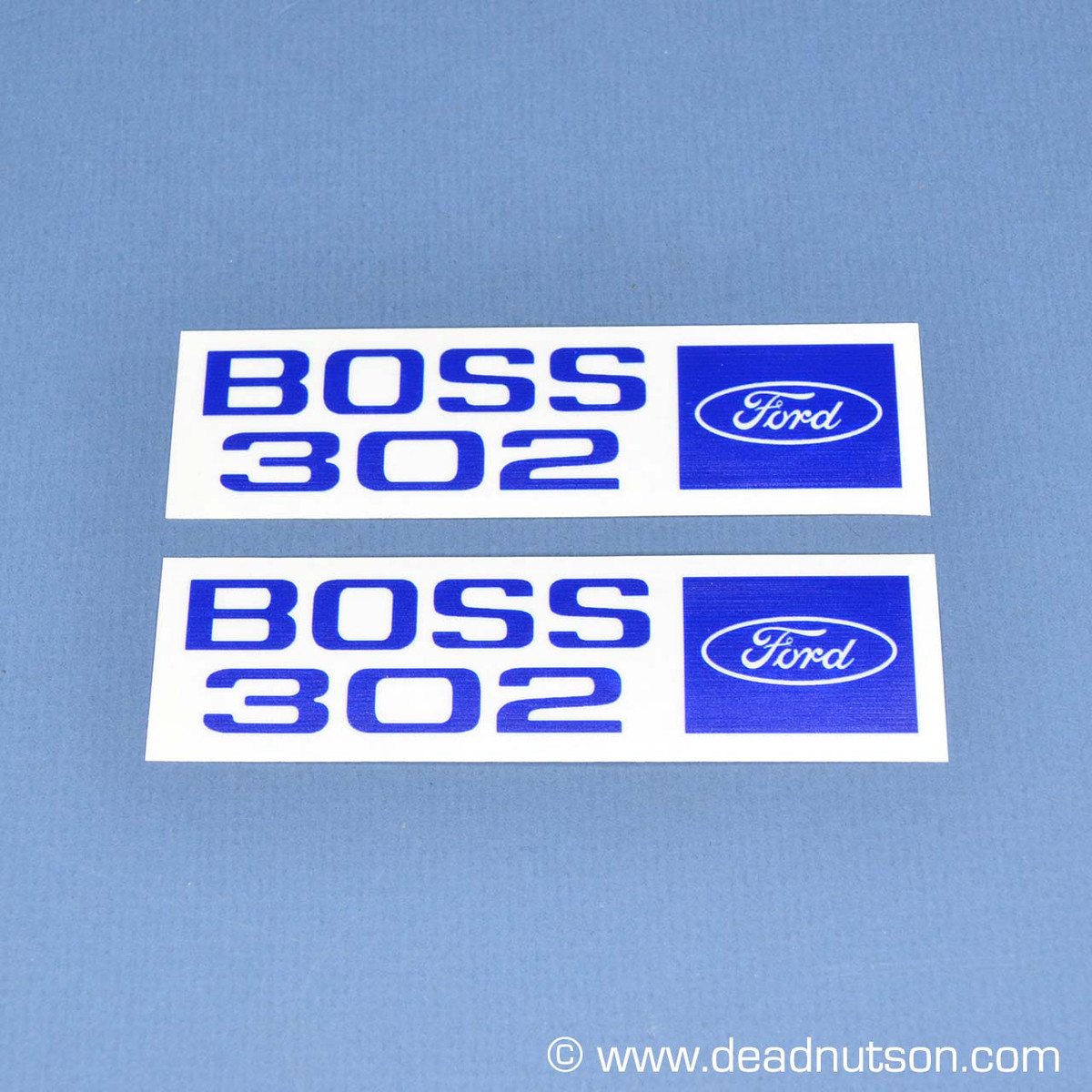 1969-70 BOSS 302 Valve Cover Decal Set - Dead Nuts On