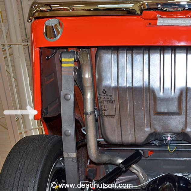 Trunk Drain Rubber Straight C8ZB-65-11202-A -Dead Nuts On