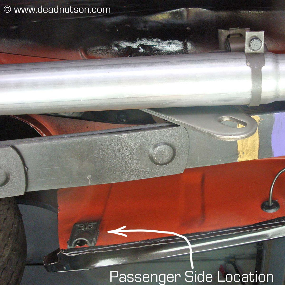 Trunk Drain Rubber Straight C8ZB-65-11202-A -Dead Nuts On