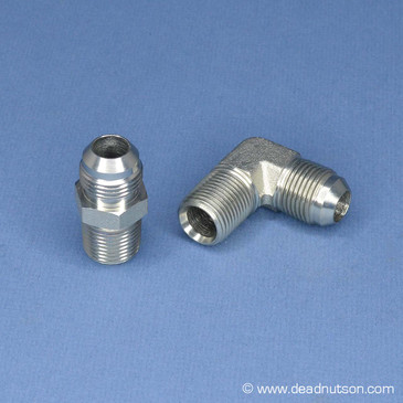 1969-70 428 SCJ Engine Oil Cooler Fittings - Dead Nuts On