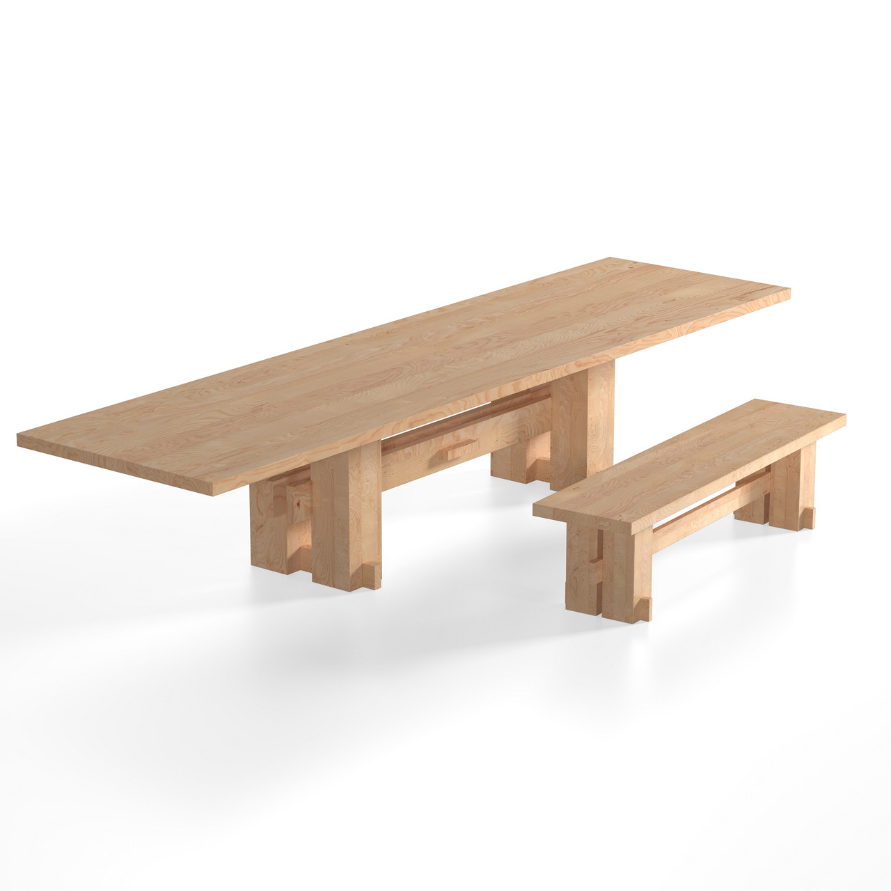 T-Beam Dining Table : Style and Durability Product