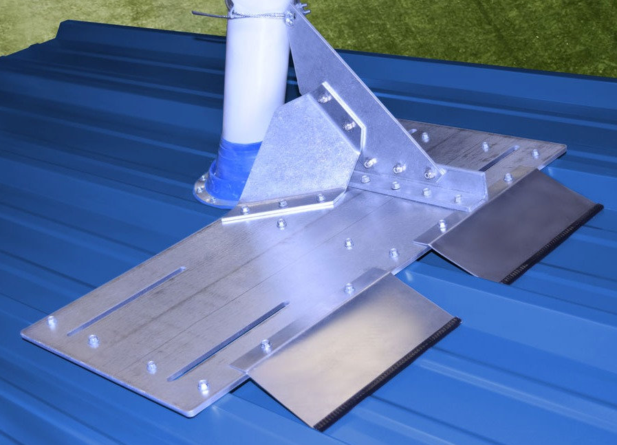 VentSaver Snow Diverter For Screw Down Roofs