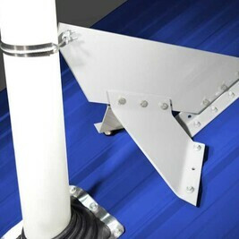 VentSaver Snow Diverter For Screw Down Roofs