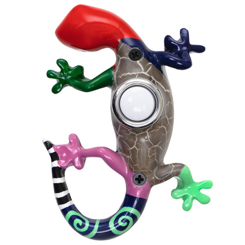 Painted Gecko Doorbell - Waterwood