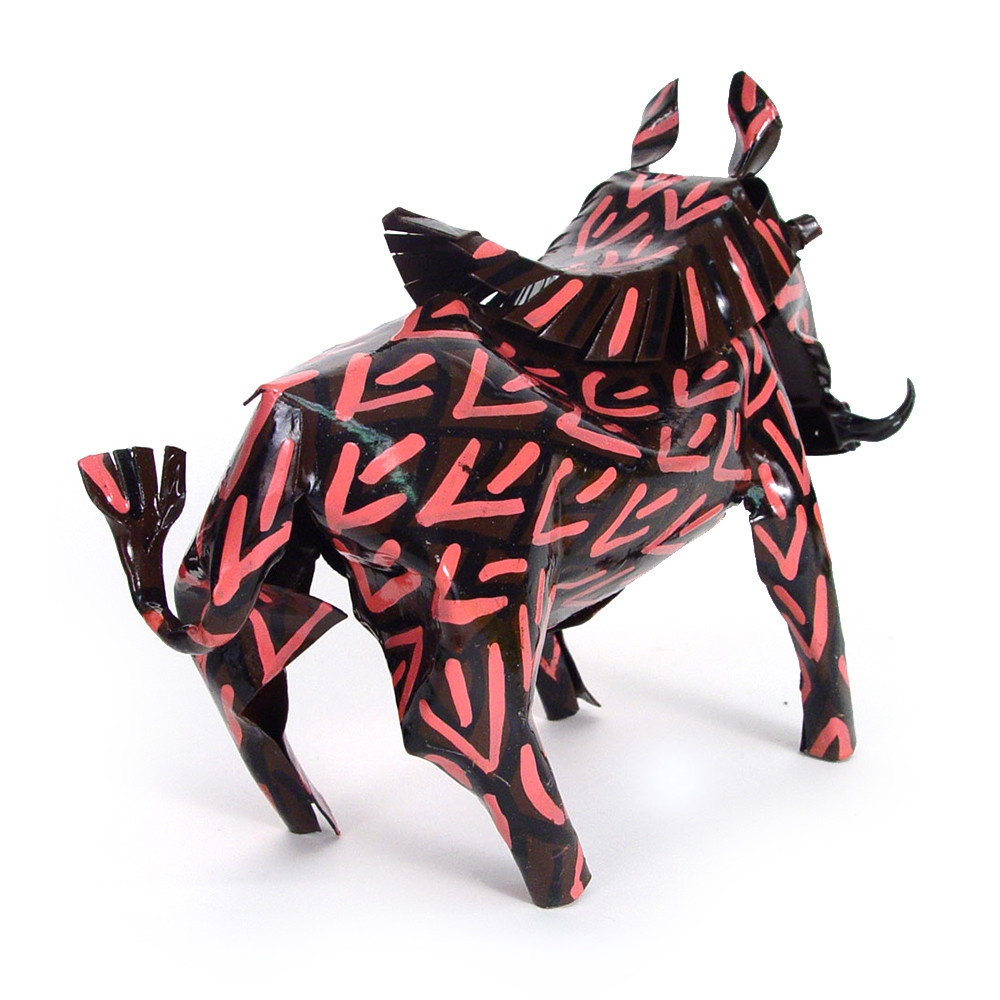 Quirky Tin Warthog | Tin Metal Sculpture | Mbare